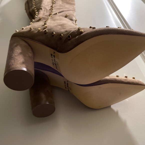 VENUS | Shoes | Brand New Tan Faux Suede Overthe Knee Boots | Poshmark